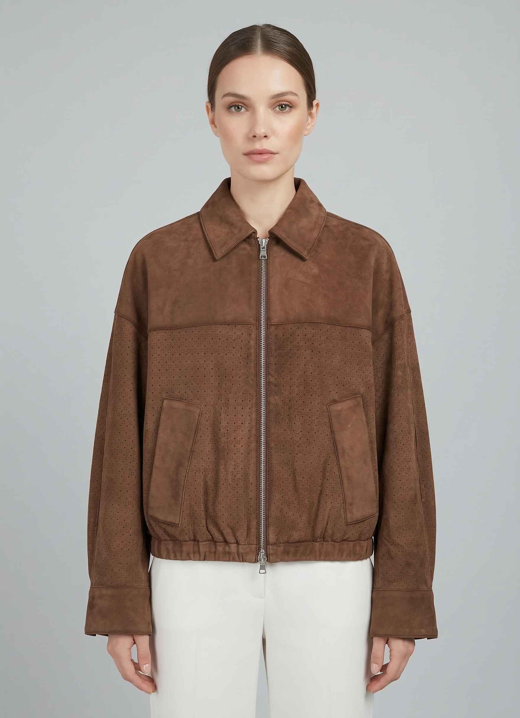 Bomber BULLY 7957 Suede - Cacao prezzo online