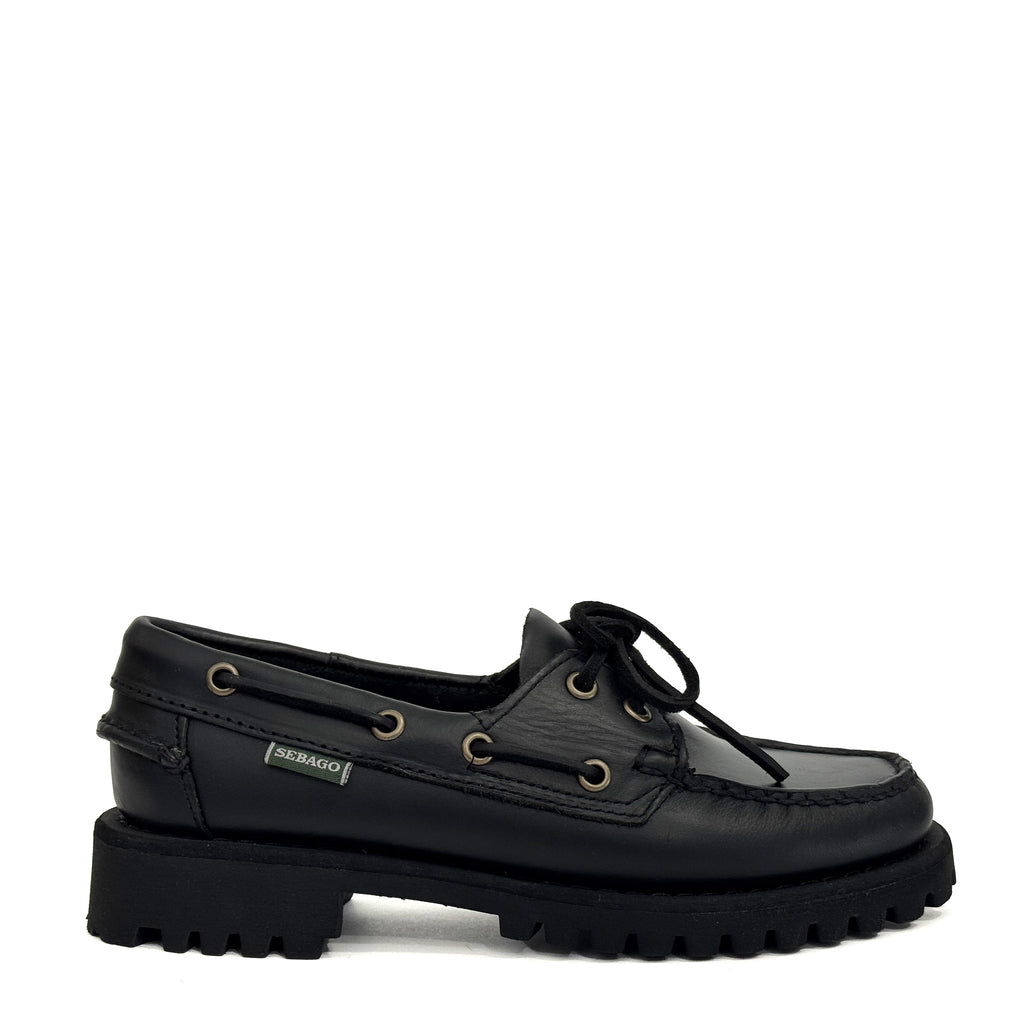 Mocassino SEBAGO Ranger Waxy Woman 7002IR0 - Total Black price online