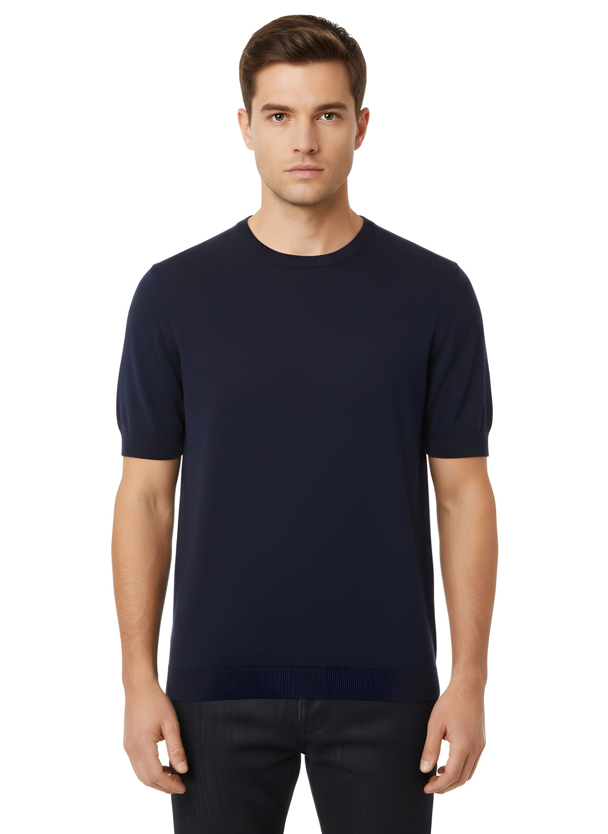 T-shirt in maglia SELECTED 16099828 - Sky Captain prezzo online